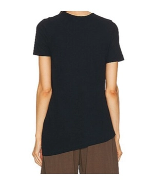 LEMAIRE Cotton T-shirt With Asymmetrical Hem