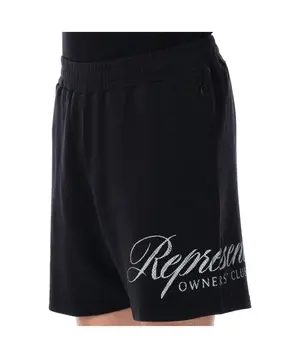 REPRESENT Elastic Waist Shorts - Black