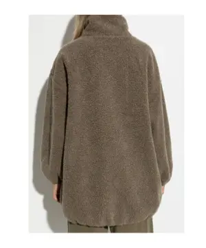American Vintage Hoktown Teddy Zip-up Fleece Coat