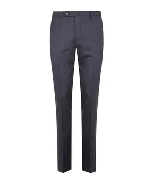 Incotex Concealed-fly Pants - Black