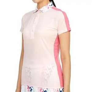 J. Lindeberg Tilda Polo Shirt With Graphic Collar