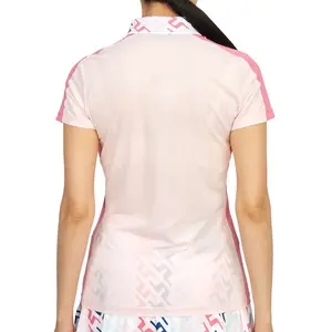 J. Lindeberg Tilda Polo Shirt With Graphic Collar