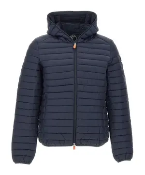 SAVE THE DUCK Donald Hooded Down Jacket - Blue