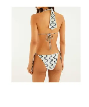 Farm Rio Halter Bikini Top