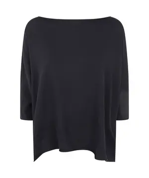 Liviana Conti Jersey T-shirt With Knit Details