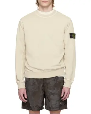 Stone Island Compass-badge Crewneck Sweatshirt