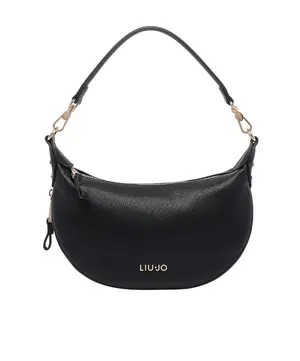 Liu Jo Logo Plaque Shoulder Bag - Black