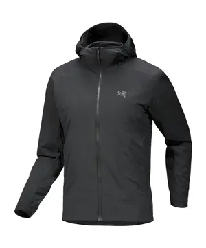 Arc'teryx Lightweight Zip-up Hooded Jacket - Black