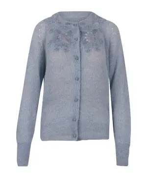 Ermanno Scervino Long-sleeved Knitwear - Gray