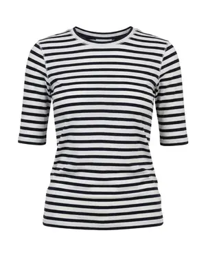 Closed Striped Ribbed-knit T-shirt - Multicolor