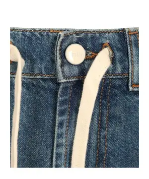 AMISH SUPPLIES Danielle Drawstring Wide-leg Jeans