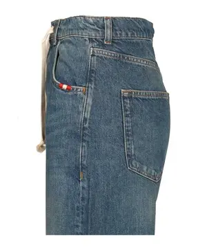 AMISH SUPPLIES Danielle Drawstring Wide-leg Jeans
