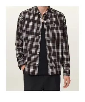 ALLSAINTS Santiago Long Sleeved Check Shirt