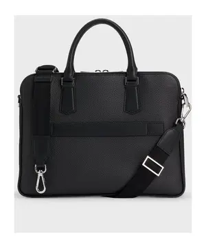 Hugo Boss Leather Laptop Bag