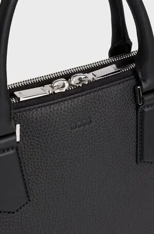 Hugo Boss Leather Laptop Bag