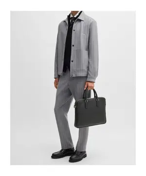 Hugo Boss Leather Laptop Bag