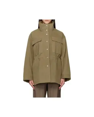 RÓHE Stand-up Collar Coat