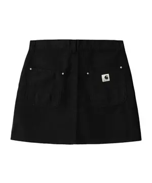 Carhartt Work In Progress Logo-patch Mini Skirt - Black