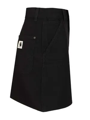 Carhartt Work In Progress Logo-patch Mini Skirt - Black