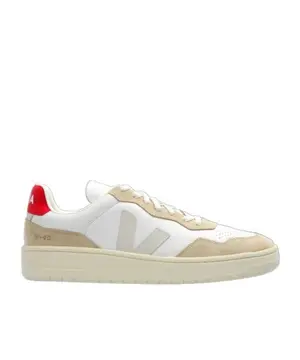 VEJA V-90 Lace-up Sneakers - Nude