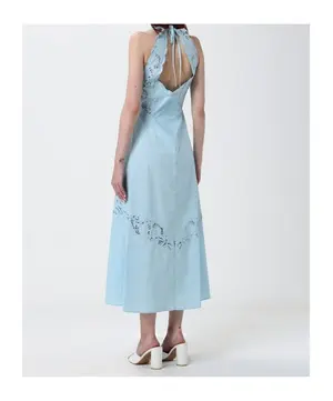 TWINSET Poplin Embroidered Dress
