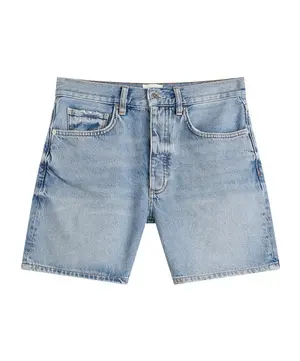 ANINE BING Delaney Denim Mini Shorts - Blue