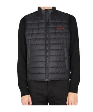 Hugo Boss Hugo High-neck Padded Vest - Black