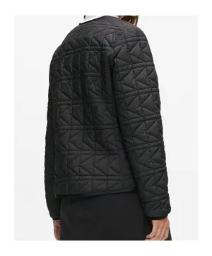 Karl Lagerfeld Logo-embroidered Quilted Jacket