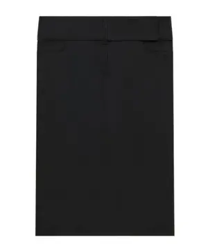COURREGES Courrèges A-line Midi Skirt - Black