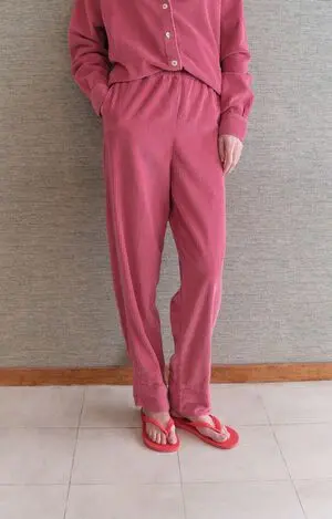 American Vintage Padow Pants - Red