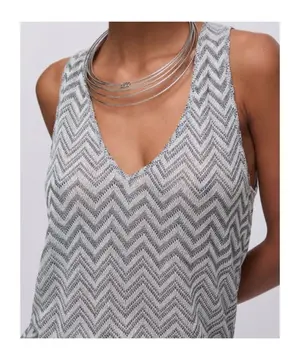 Liu Jo Chevron Knit Top
