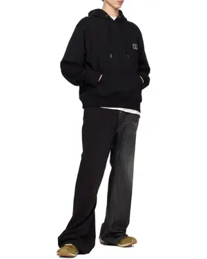 WOOYOUNGMI Long Sleeve Hoodie With Drawstring