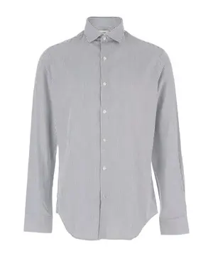 Calvin Klein Slim Fit Striped Shirt - Gray