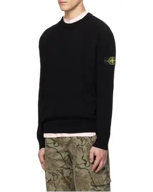 Stone Island Compass Badge Crewneck Jumper