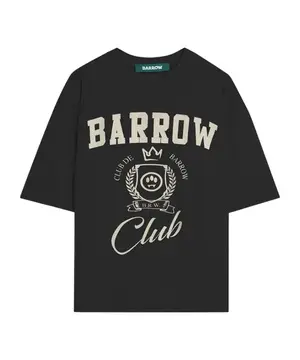 BARROW Crew Neck T-shirt - Black