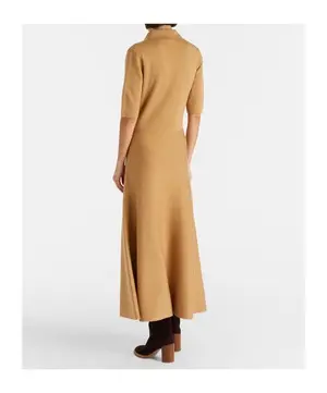 Gabriela Hearst Short Sleeve V-neck Dress