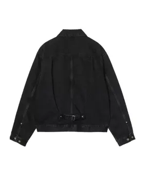 Carhartt Work In Progress Carhartt Logo Patch Denim Jacket