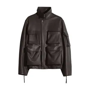 LEMAIRE Leather Jacket With Pockets