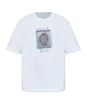 SAMSOE SAMSOE Graphic T-shirt - Blue