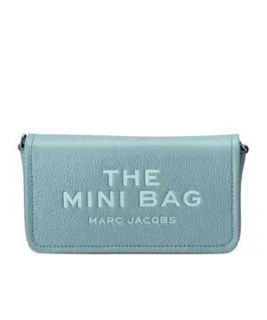 Marc Jacobs The Leather Mini Crossbody Bag - Blue