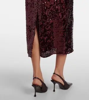 Erdem Sequined Midi Dress