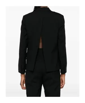 Comme Des Garçons Buckled Detail Blazer
