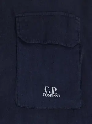 C.P. COMPANY Shirt With Logo Front Print