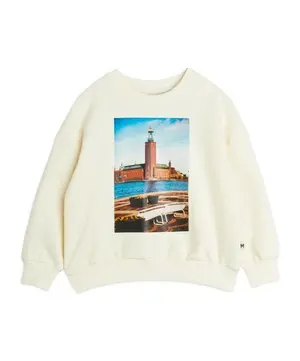 MINI RODINI City Hall Crewneck Sweatshirt