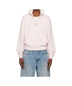 Maison Kitsuné Baby Fox Patch Half-zip Sweatshirt