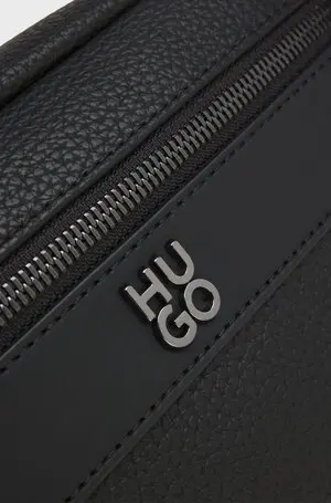 Hugo Boss Logo-plaque Zip Wash Bag