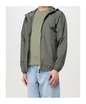 K-WAY Zip-front Hooded Jacket