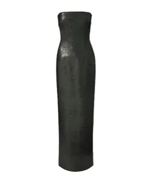 EMILIA WICKSTEAD Laelia Sequined Bustier Gown