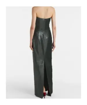 EMILIA WICKSTEAD Laelia Sequined Bustier Gown