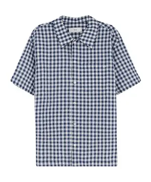 DUNST Short-sleeved Shirt - Blue